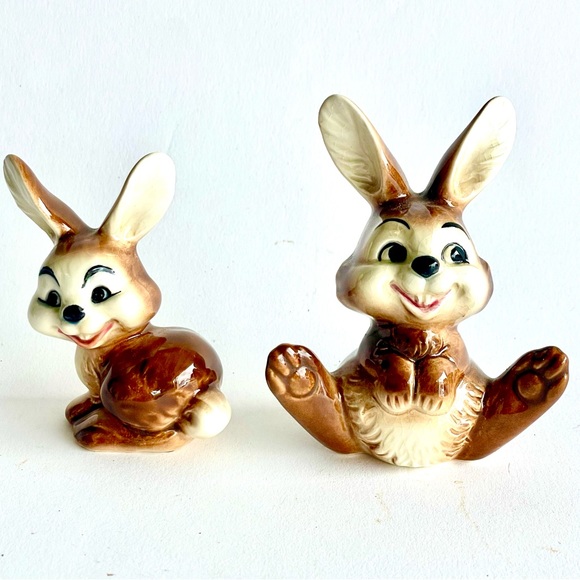 Goebel | Other | 2 Vintage Goebel Collectible Rabbit Figurines Ceramic ...